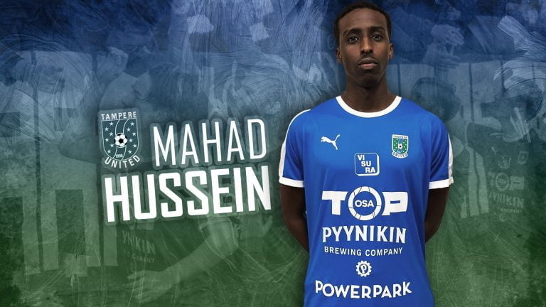 Mahad Hussein vahvistaa Sinipaitojen puolustusta - Tampere United