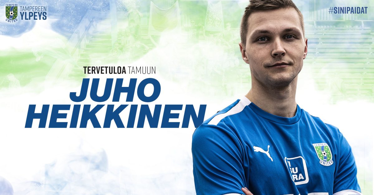 Ykkösessä rutinoitunut Juho Heikkinen vahvistaa Sinipaitoja - Tampere ...