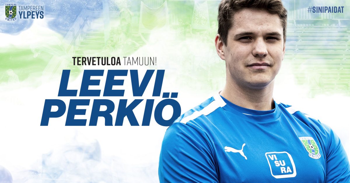 Leevi Perkiö täydentää TamUn toppariosastoa - Tampere United