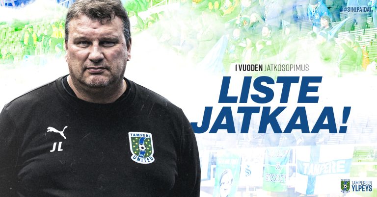Jukka Listenmaa jatkaa päävalmentajana kaudella 2024 - Tampere United