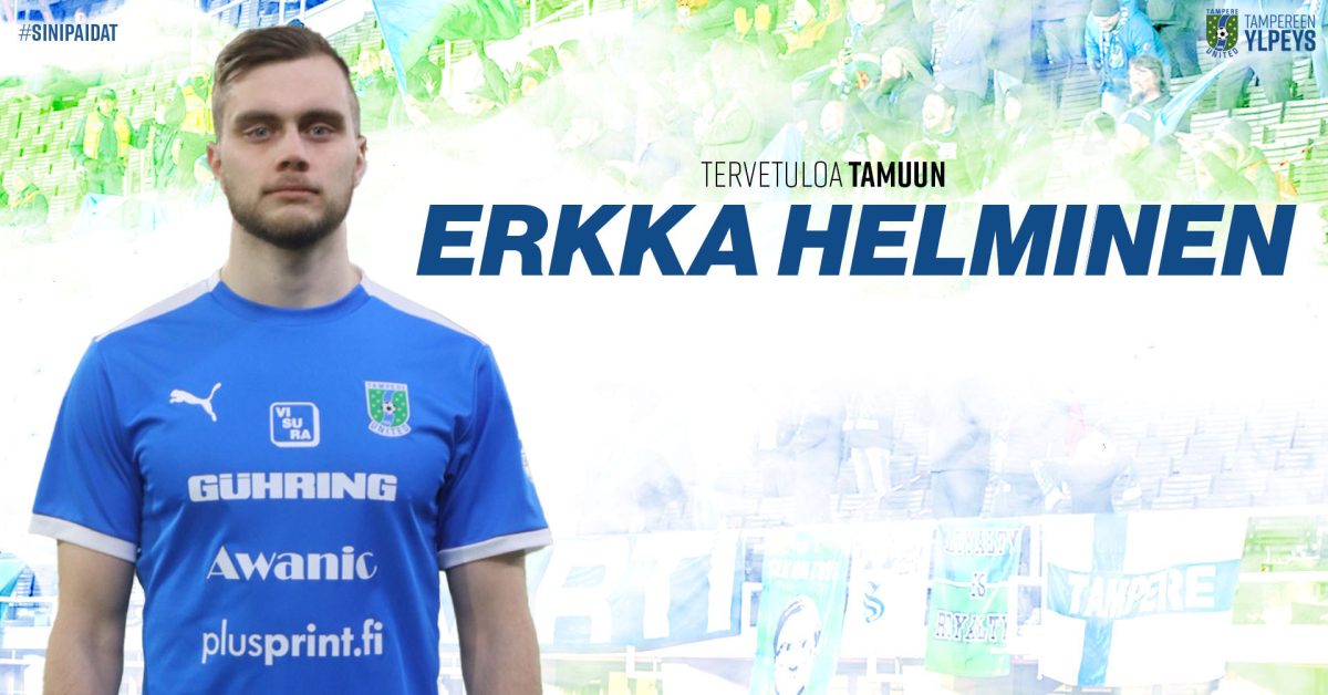 Erkka Helminen vahvistaa TamUn keskikenttää - Tampere United